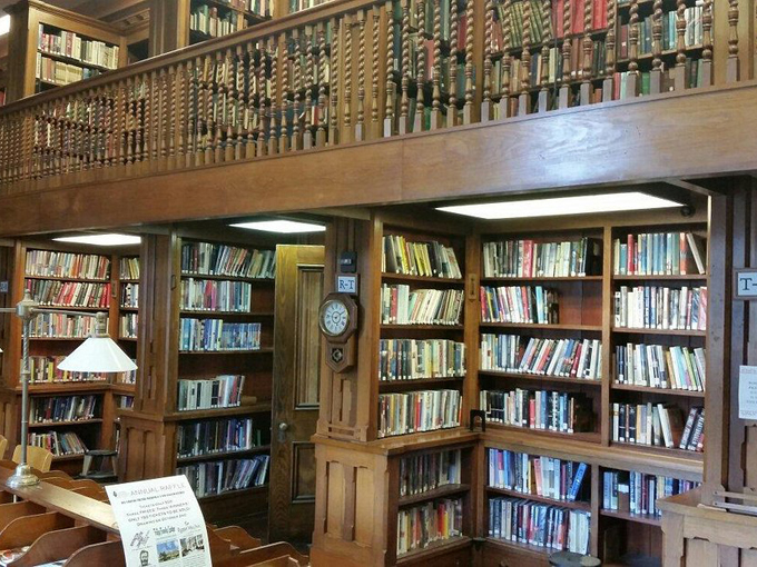 The decorative metalwork looks like someone decided regular railings were too boring and went absolutely wild with the design, bless them.