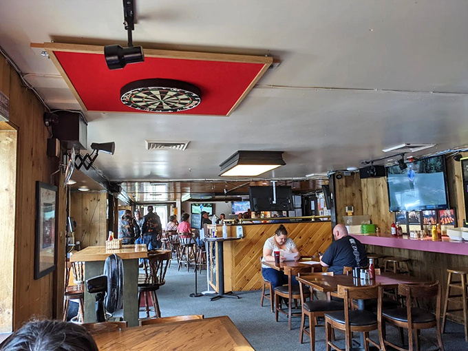 Checkered paper and comfort food: the universal language of happiness spoken fluently here in Swanton.