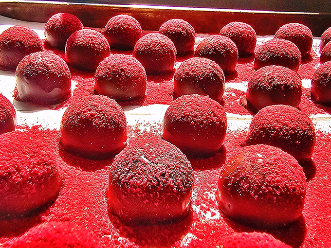 These red velvet cheesecake bites aren't just desserts &ndash; they're ruby-colored revelations that make you question why you'd ever waste calories on ordinary sweets.