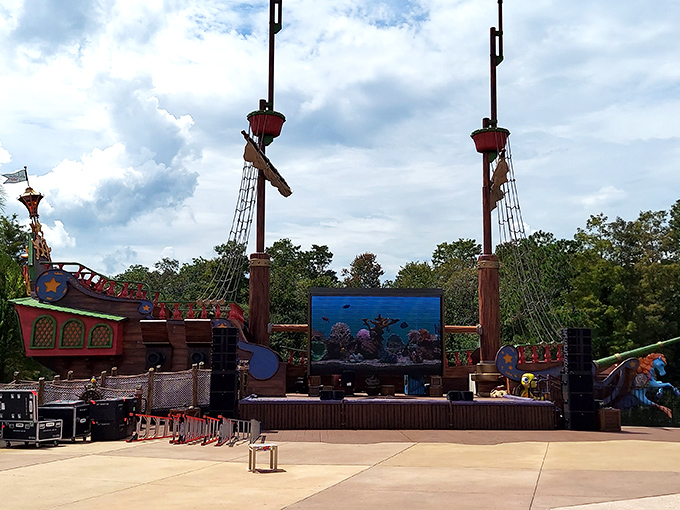 This isn't just any ship &ndash; this 90-foot marvel was built off-site, dismantled, and reassembled to create unforgettable memories.