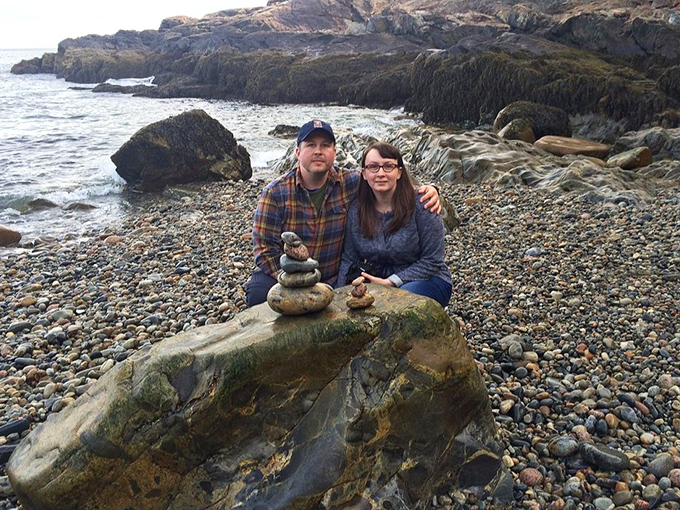 Visitors often create stone cairns along the shore, temporary sculptures that celebrate finding this hidden coastal treasure.