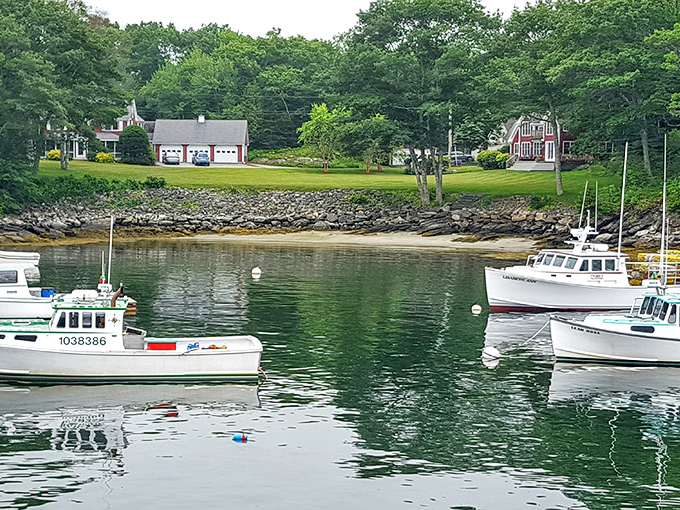 Bristol's waterfront buildings capture the essence of coastal Maine, where working harbors and vacation homes create a harmonious blend of function and beauty. 