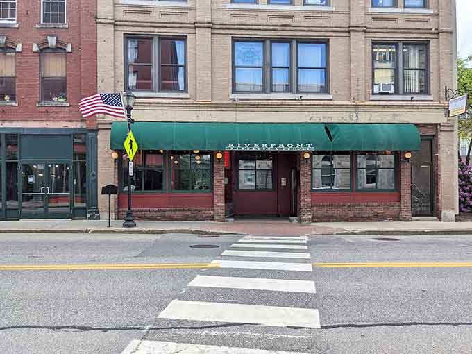 Riverfront Barbeque & Grille sits right in downtown Augusta, ready to serve up some smoky goodness to hungry locals.