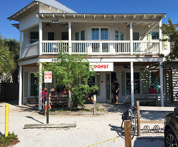 The Donut Experiment's charming beach cottage invites you to create your own sweet masterpiece on Anna Maria Island.