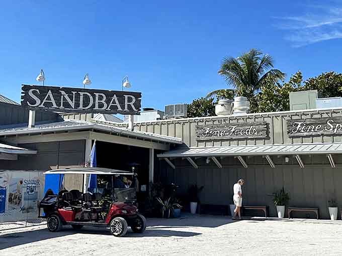 Classic beach restaurant vibes where the sand is your carpet and the waves provide the background music.
