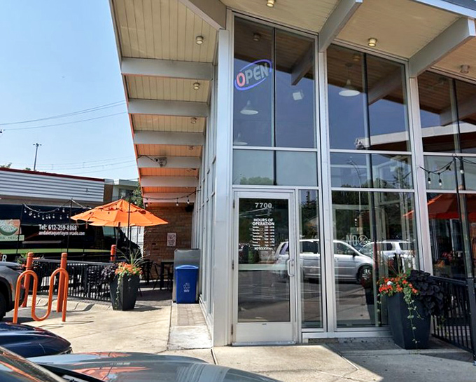 Sunshine streams through Andale Taqueria's large windows, highlighting the clean, contemporary space where some of Minnesota's best tacos are served daily.