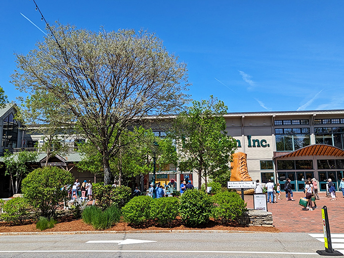 Freeport combines outdoor adventure gear with charming New England architecture, creating a shopping experience that feels uniquely Maine.