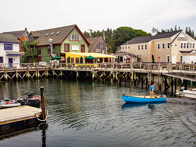 Weathered docks and fishing shacks in Port Clyde tell stories of generations who've made their living from Maine's abundant waters.