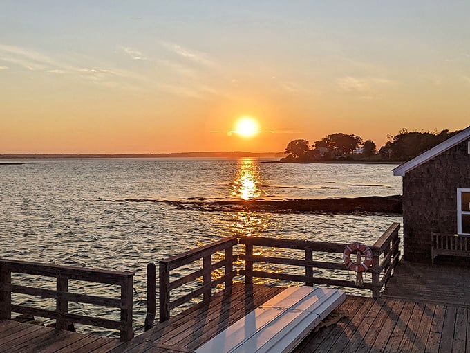 Military history meets natural beauty at Great Diamond Island, where decades of activity around Fort McKinley contributed to today's sea glass hunting grounds.