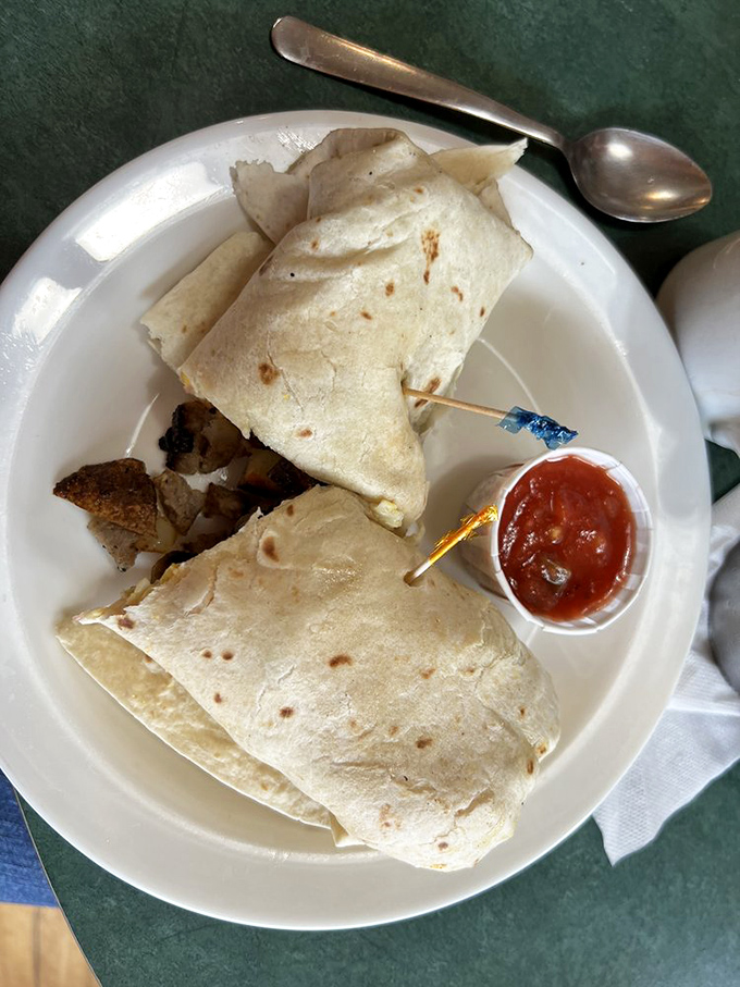 Breakfast burritos that could double as hand weights &ndash; substantial, satisfying packages of morning goodness wrapped in tortilla blankets.