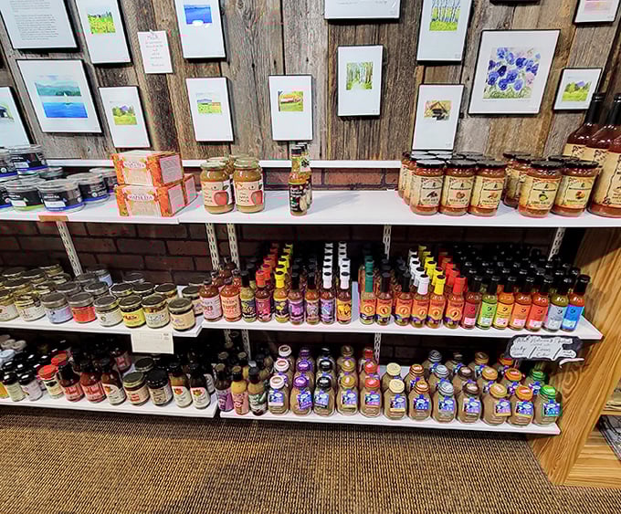 The hot sauce and condiment section is a flavor adventure waiting to happen &ndash; maple makes an appearance in ways you never imagined.