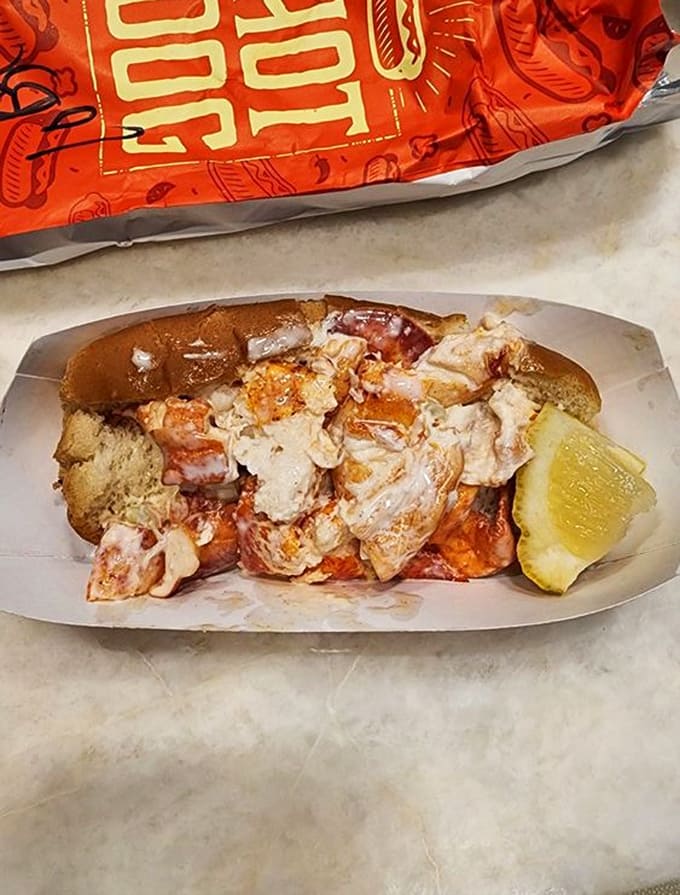 When a hot dog stand serves lobster rolls this good, you know they're serious about quality across the board.