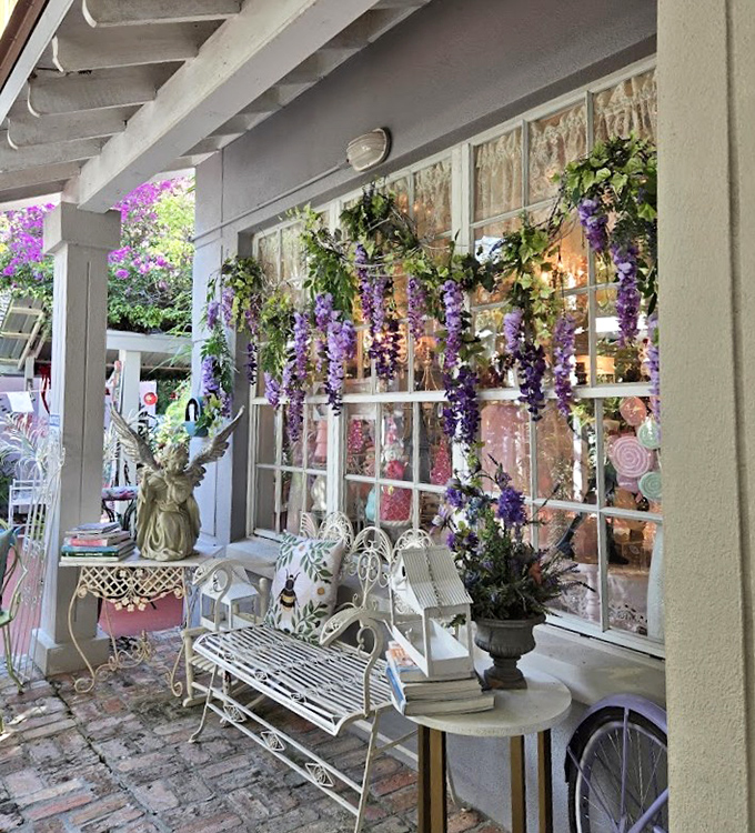 The front porch where wisteria dreams come true and conversations slow to the civilized pace of another era.