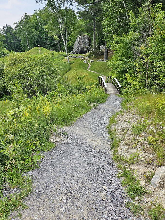 This winding trail promises adventure ahead, like the opening chapter of a storybook you can't wait to finish.