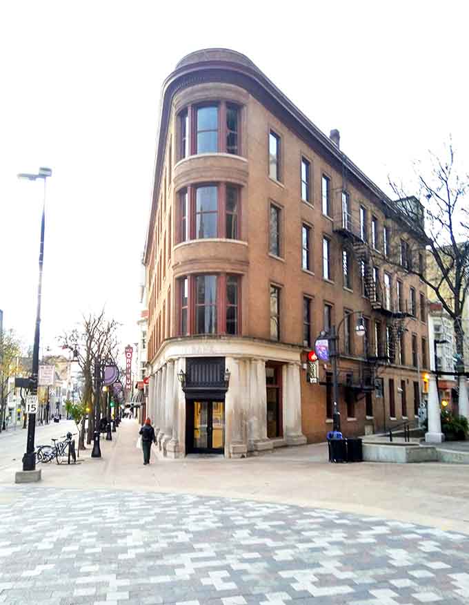 Historic Corner Building This architectural gem stands as testament to Madison's commitment to preserving its character while embracing the future.