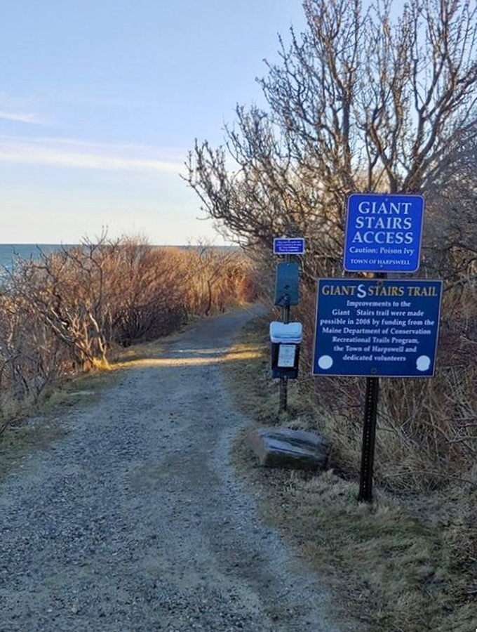 The trailhead sign tells you what's ahead, but nothing prepares you for the actual experience. Watch out for that poison ivy!