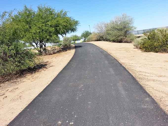 This path is smoother than a jazz musician's pickup lines, perfect for wheels of all sizes and purposes.