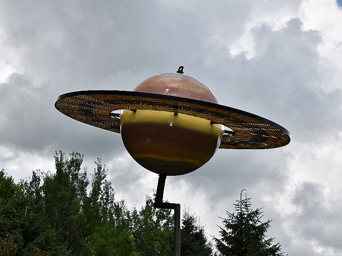 Saturn's iconic rings catch the sunlight just right, proving that even at 1,000,000 scale, this planet knows how to accessorize.