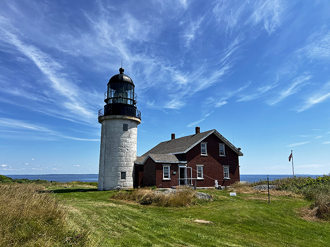 Seguin Island Light Station stands sentinel over the Atlantic, its beam cutting through fog and darkness for over 200 years.