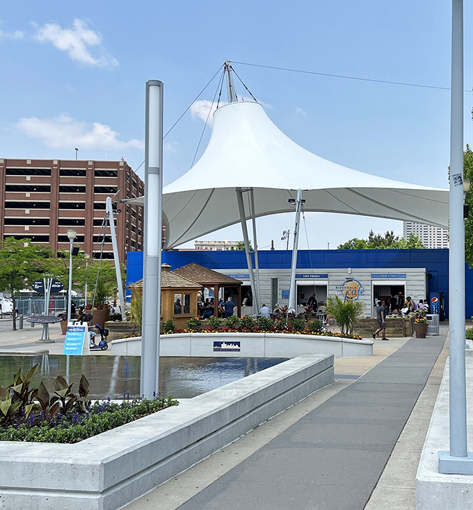 This isn't just any waterfront caf&eacute; &ndash; it's where memories are made between bites, with a side order of spectacular river views.