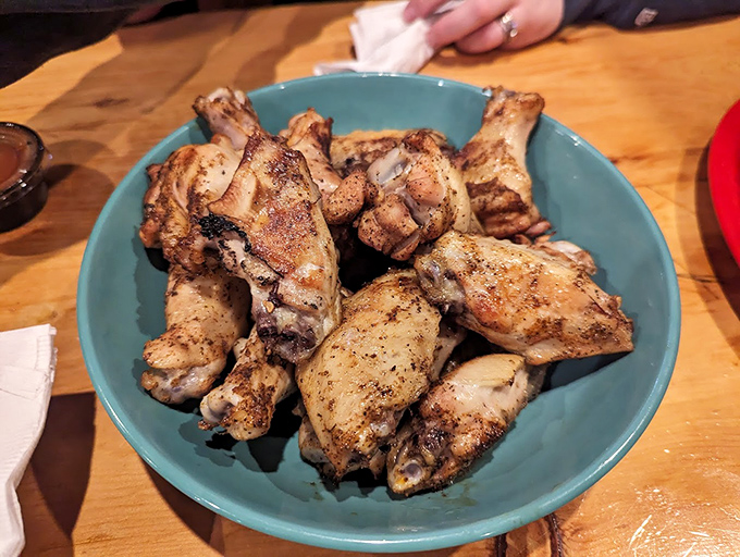 These chicken wings aren't just appetizers – they're a flavor quest worth undertaking, seasoned to perfection and ready for devouring.