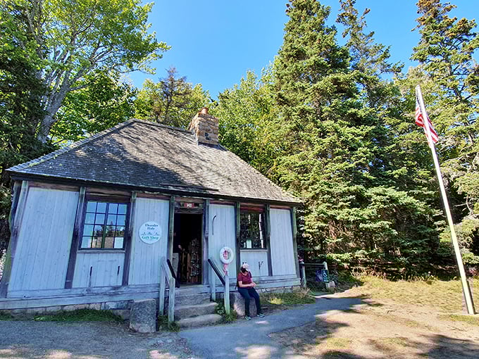 Park rangers maintain this historic outpost, where visitors can learn about Acadia's fascinating geological story while catching their breath.