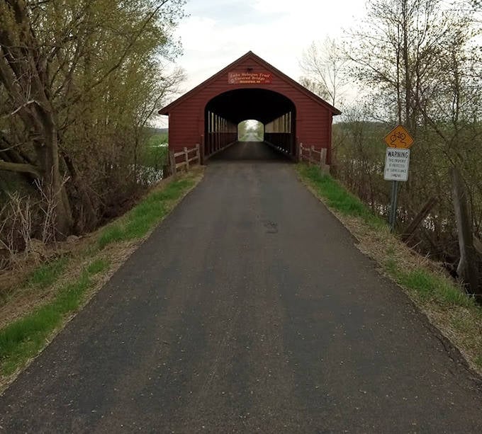 The approach to greatness is humble &ndash; a simple path leading to one of Minnesota's most photogenic structures.