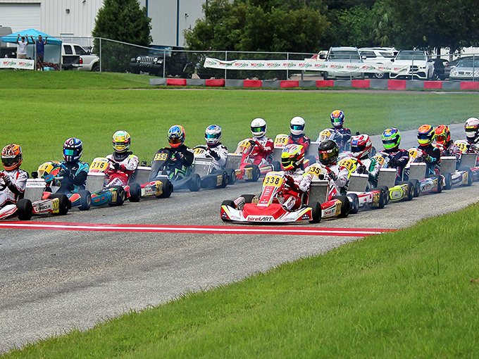 Competition heats up: Where friendly rivalries are born and office workers discover their hidden talents for taking corners at surprising speeds.