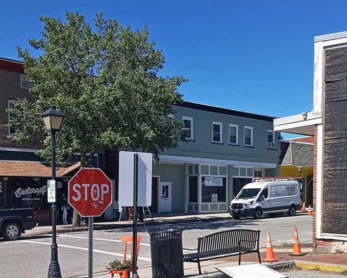 Lisbon's Main Street maintains its small-town charm with historic buildings and local businesses that serve both residents and curious visitors.