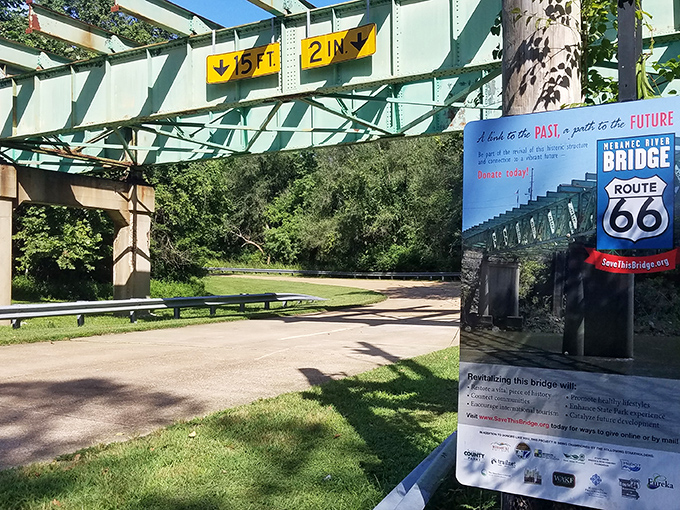 The Missouri Department of Natural Resources preserves this green oasis along the Mother Road for future generations to enjoy.