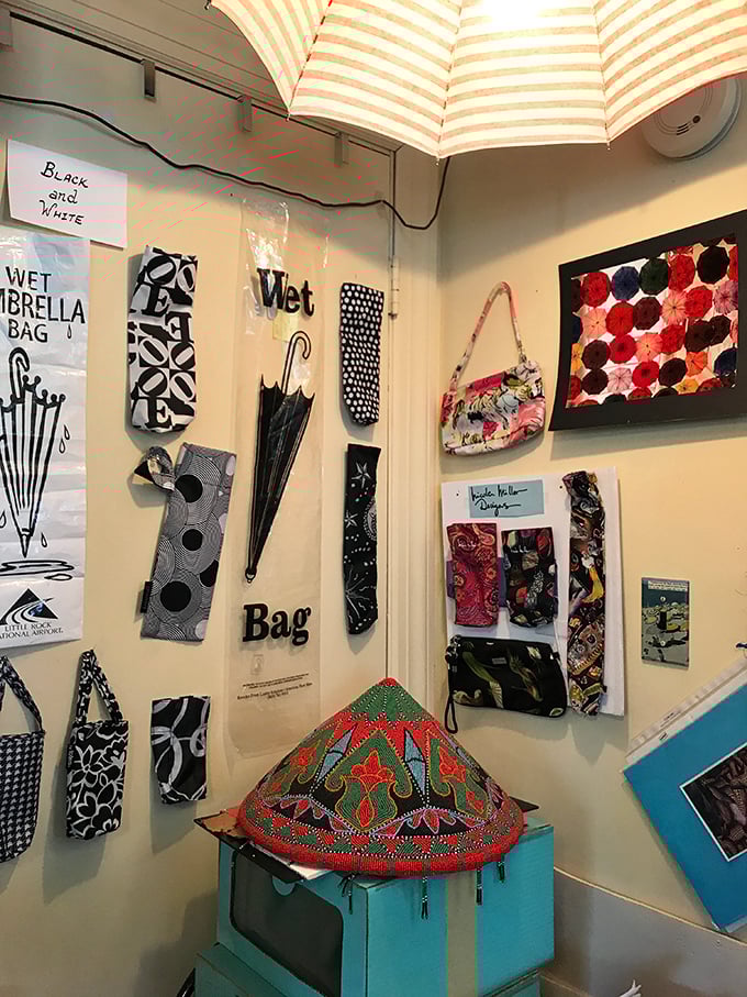 From patterned fabrics to designer brands, this quirky museum elevates the humble umbrella cover from trash to treasure with delightful presentation.