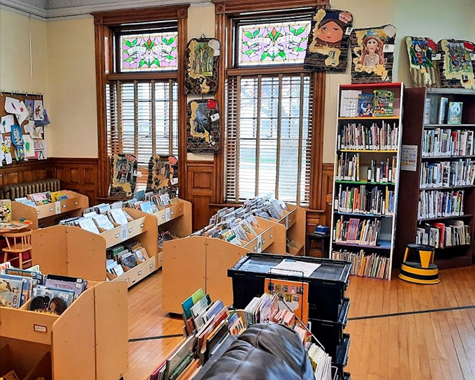 Cozy corners and colorful collections invite young readers to dream. This room has launched a thousand imaginations across two countries.