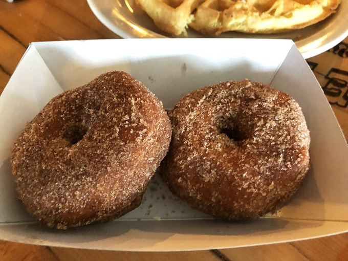 Cinnamon sugar donuts that make you question why anyone bothers with fancy pastries &ndash; simple, warm perfection in every bite.