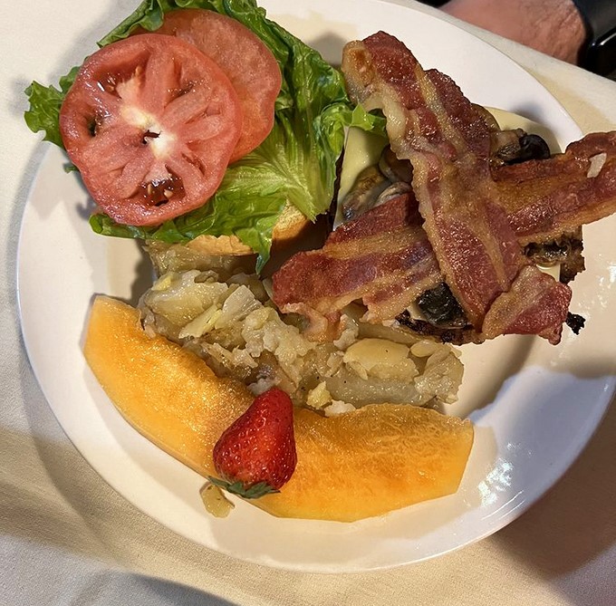 Mushroom lovers rejoice! This burger piles saut&eacute;ed mushrooms and melted cheese atop a juicy patty for a fungi-fantastic flavor explosion.