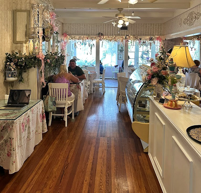 Where calories don't count and time stands still&mdash;at least until the last crumb of cake disappears.