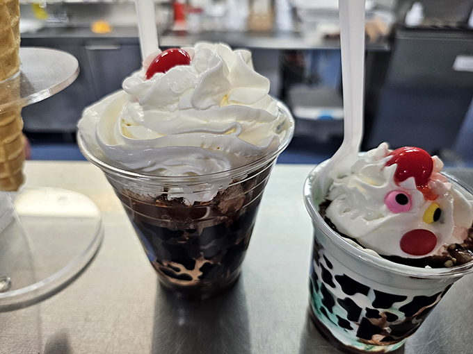 Decadent sundaes topped with clouds of whipped cream and cherries &ndash; these aren't just desserts, they're edible works of art that disappear all too quickly.