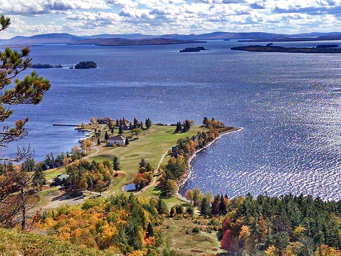 Island-dotted waters stretch to the horizon, each one a potential adventure waiting just a short paddle away.