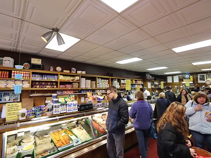 The deli counter buzzes with anticipation as customers debate between traditional rullep&oslash;lse or that herring they've been craving all week.