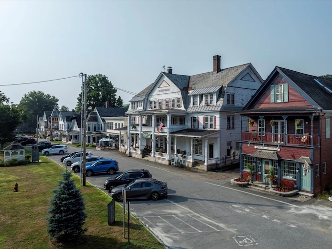 Classic New England architecture on display, where every porch seems to whisper "come sit awhile" to passersby.
