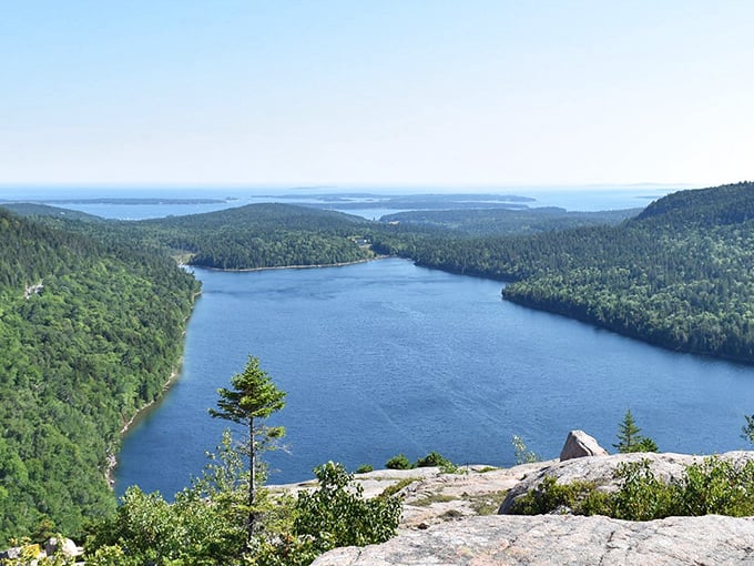 The reward for your uphill journey: panoramic views that stretch for miles, making your smartphone camera work overtime.