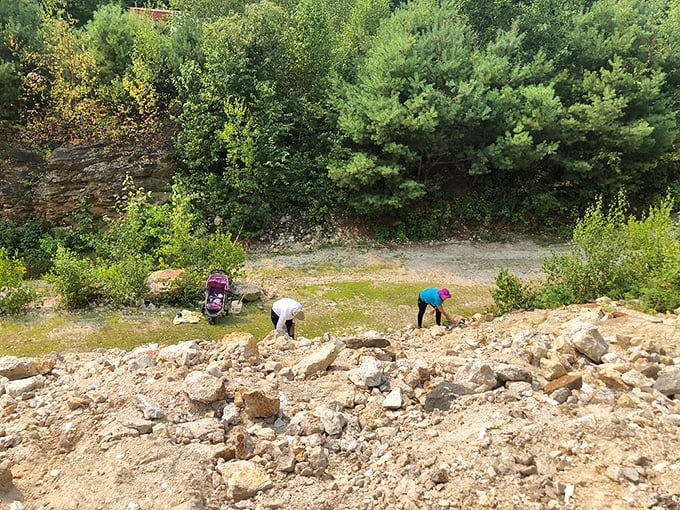 Amateur geologists of all ages can try their luck at Maine Mineral Adventures, where genuine treasures hide in ordinary-looking rocks.