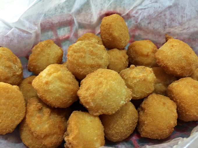 Golden, crispy cheese tots that make regular tater tots look like they're suffering from serious inadequacy issues.