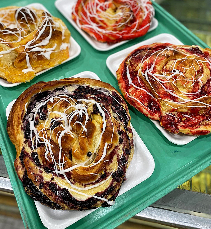 These spiral beauties aren't just coffee cakes; they're morning motivation in pastry form. The perfect excuse to hit snooze one more time.