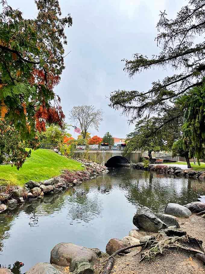 Riverside pathways offer peaceful escapes just steps from downtown bustle &ndash; nature's perfect counterpoint to shopping adventures.