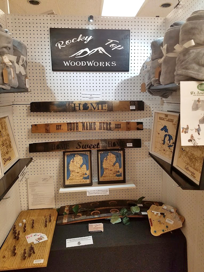 Rocky Top Woodworks transforms Michigan timber into conversation pieces that would make Ron Swanson nod with gruff approval.