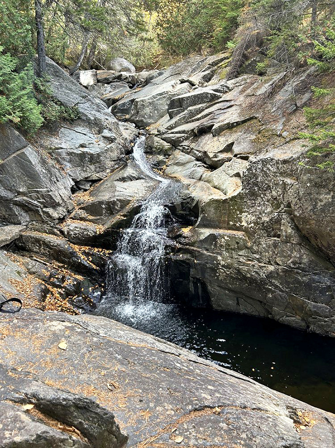 This modest waterfall packs more charm than size, proving that in nature, as in comedy, timing and delivery are everything.