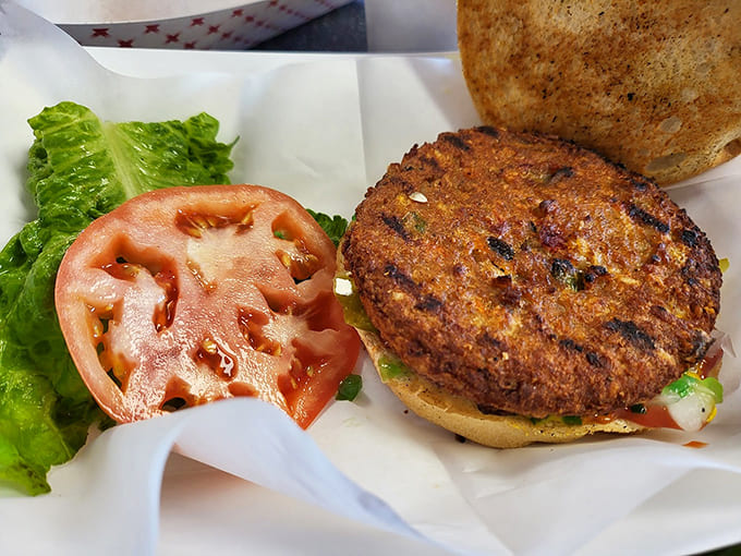 This burger proves Mel's isn't just a one-trick pony, delivering juicy, no-nonsense satisfaction on a toasted bun.