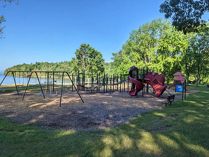Playgrounds with lake views? Burlington spoils even its smallest citizens with breathtaking backdrops for everyday adventures.