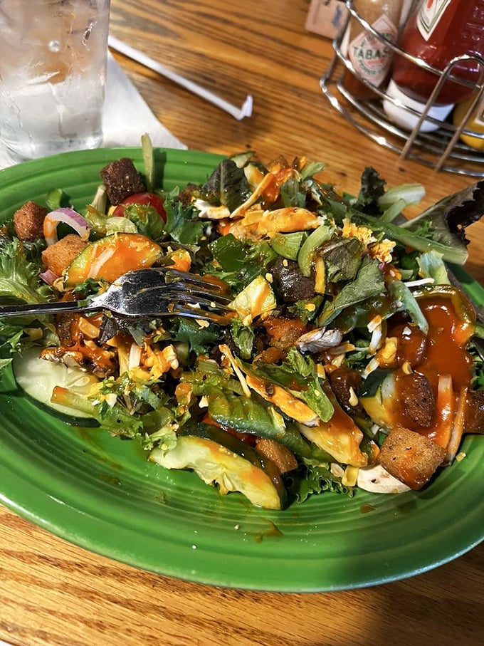 Even the salads deserve respect at Schuberg's, where fresh ingredients and homemade dressings transform "eating your vegetables" from chore to pleasure.