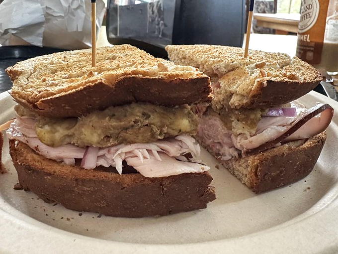 The "Almost Thanksgiving" sandwich brings holiday comfort food to everyday life – because turkey, stuffing and cranberry sauce shouldn't be restricted to November.